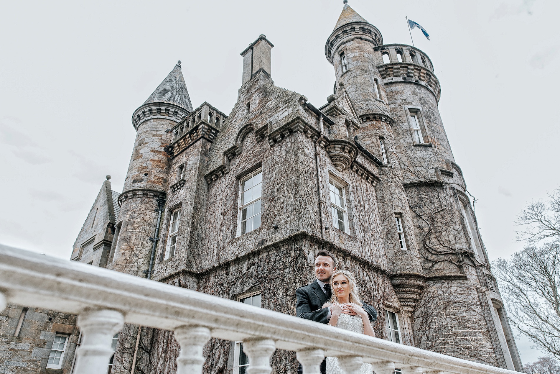 Castles In The Sky: Romantic Styled Bridal Shoot In Scotland