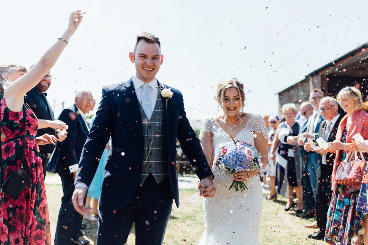 True Bride for a Relaxed Rustic Wedding at Three Hills Barn - Sarah ...