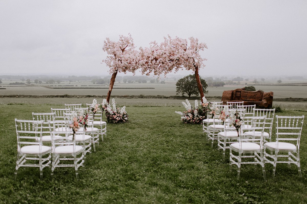 Just A Little Blush. A Styled Wedding Shoot at Thief Hall | Loved Up North
