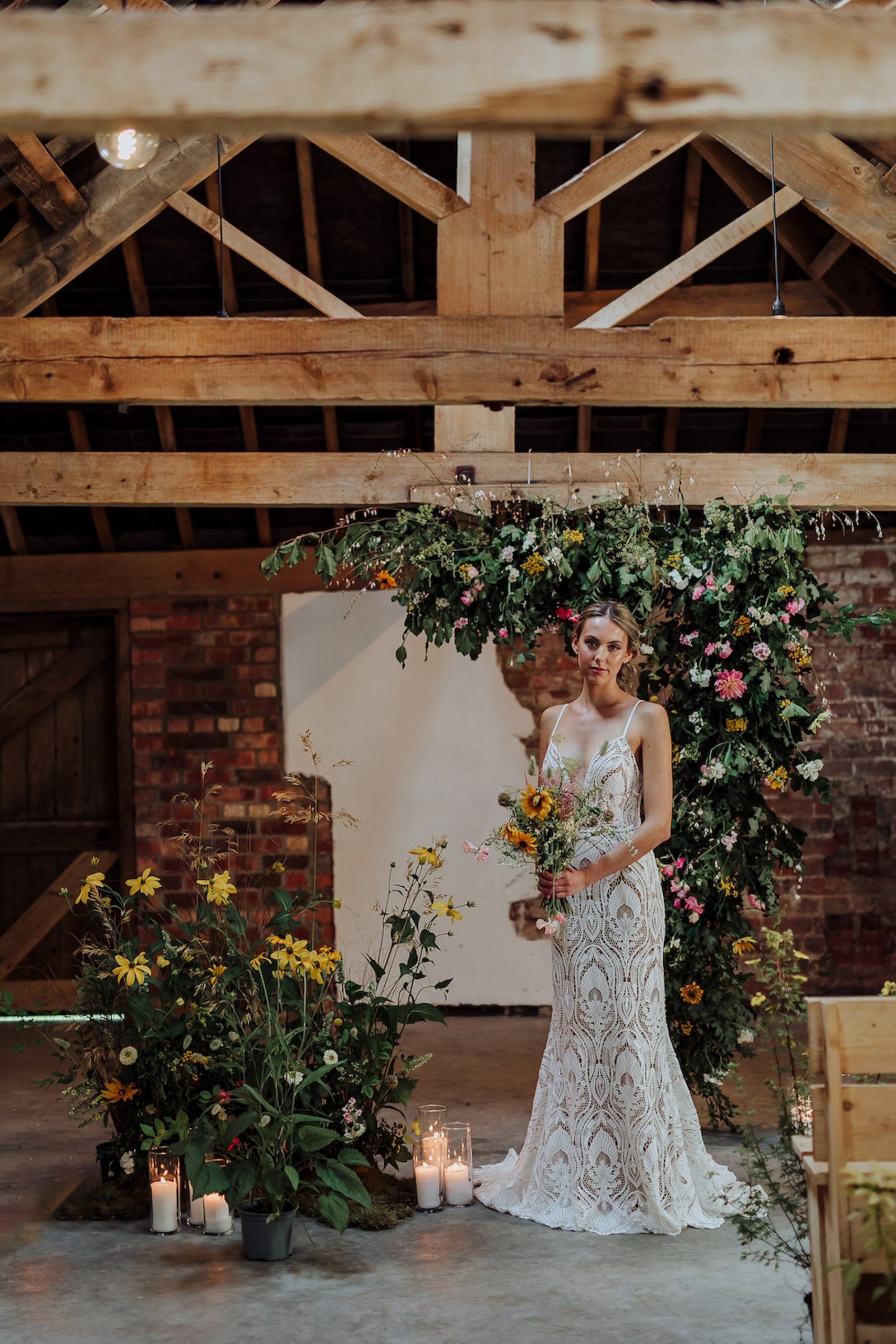 Rustic Wedding Styled Shoot at Woolas Barn (c) Sarah Beth Photography ...